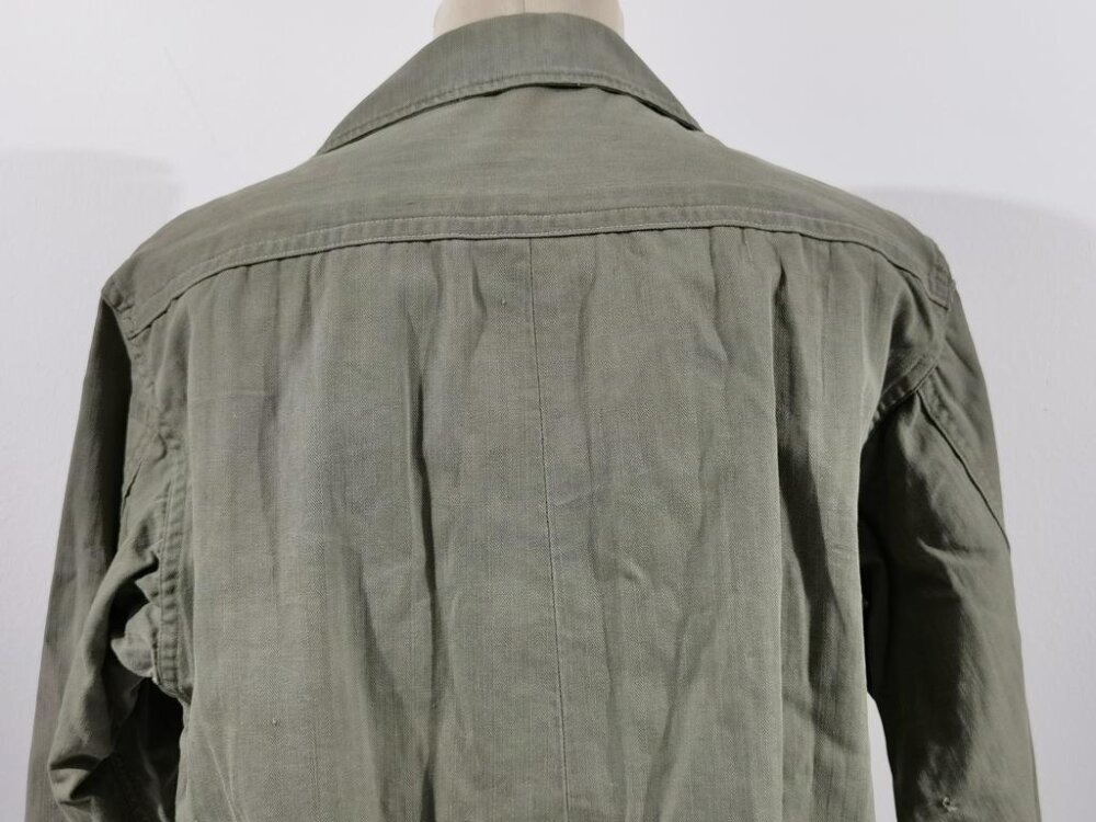 U.S. WWII, HBT Fatigue Shirt, used good condition, 120,00