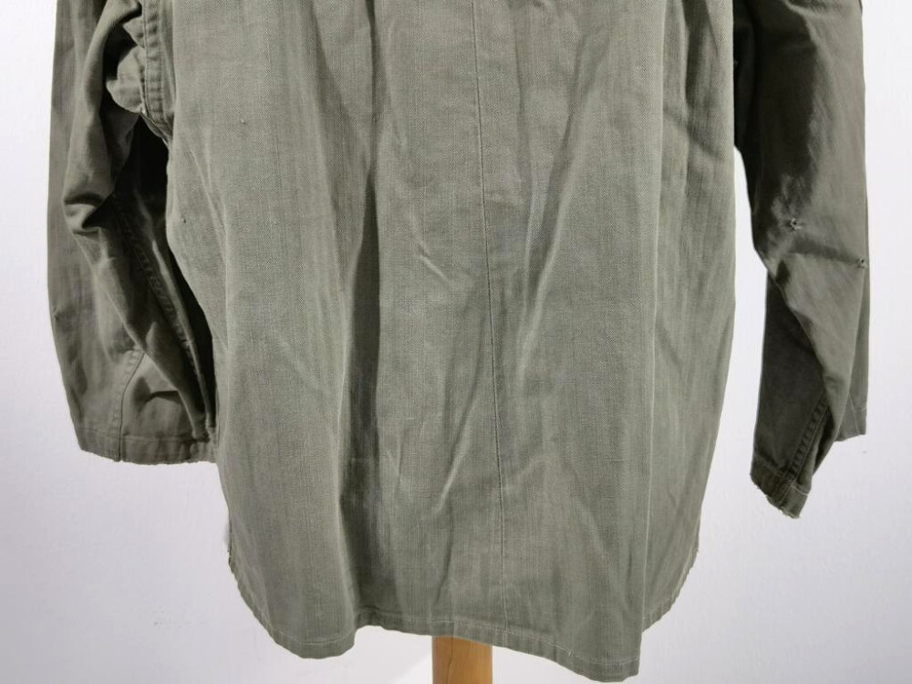 U.S. WWII, HBT Fatigue Shirt, used good condition, 120,00