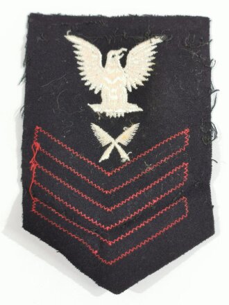U.S. Navy WWII, Yeoman First Class Rank Insignia, 15 x 10 cm, gc, 30,