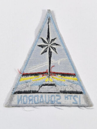 U.S. Air Force "12th Squadron" flight jacket patch, 15,00