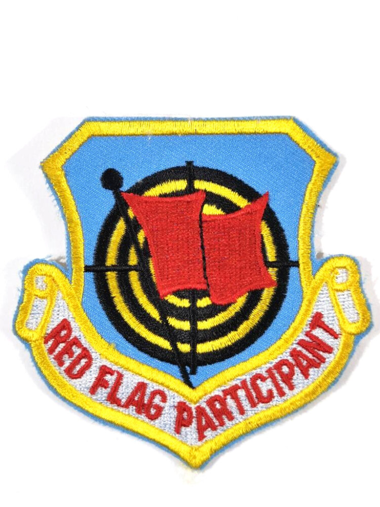 U.S. Air Force "Red Flag Participant" flight jacket patch, 20,00