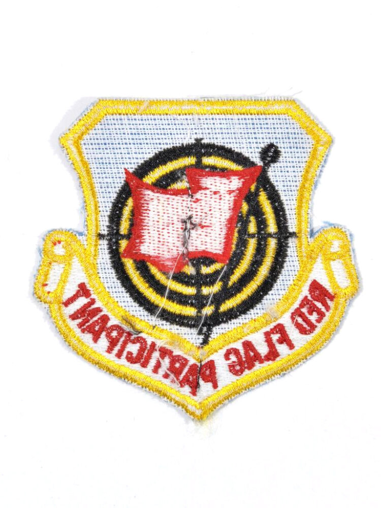 U.S. Air Force "Red Flag Participant" flight jacket patch, 20,00