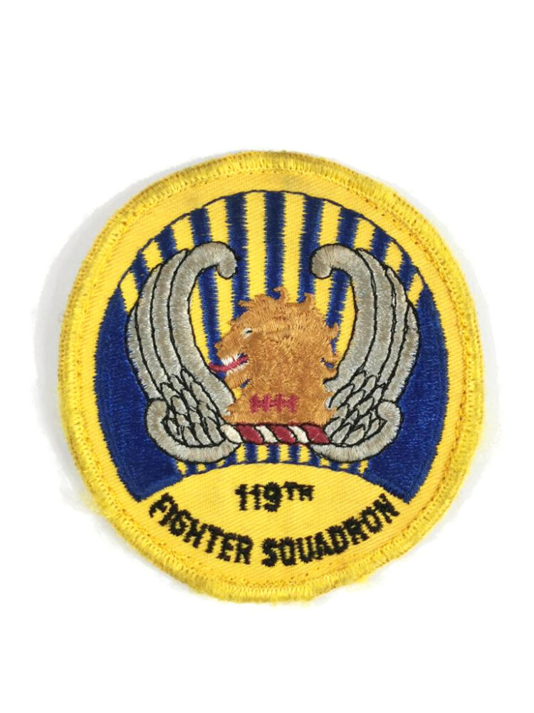 U.S. Air Force, 119th Fighter Squadron flight jacket patch, 50,00