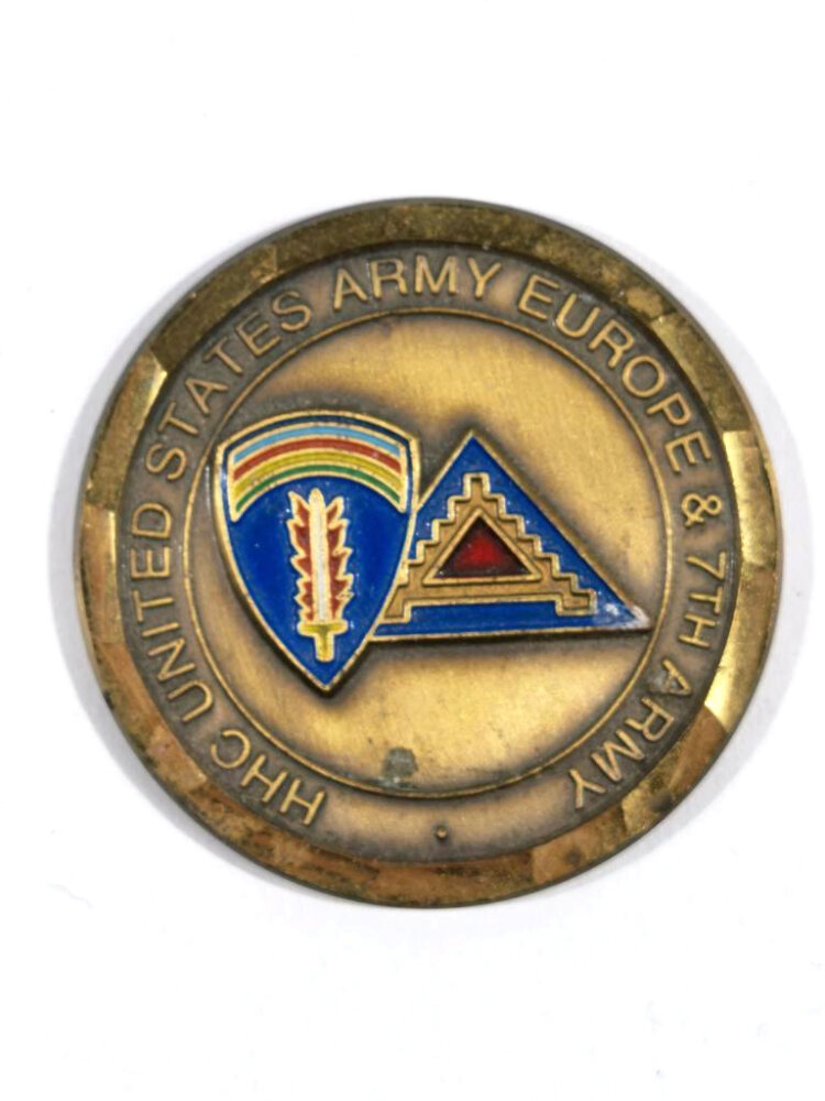 U.S. Army, Challenge Coin, "HCC United States Army Europe & 7th Army