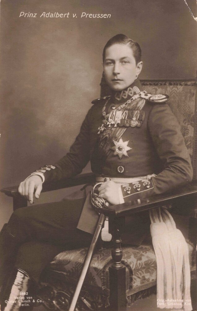 Ansichtskarte "Prinz Adalbert v. Preussen", 9,00