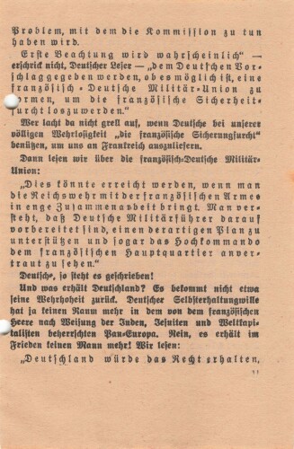 Tannenbergbund, Erich Ludendorff, Flugblatt/Broschüre "Genug der Vere