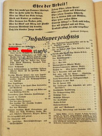 "Hilf Mit ! Kalender 1935 mit 96 Seiten, 30,00