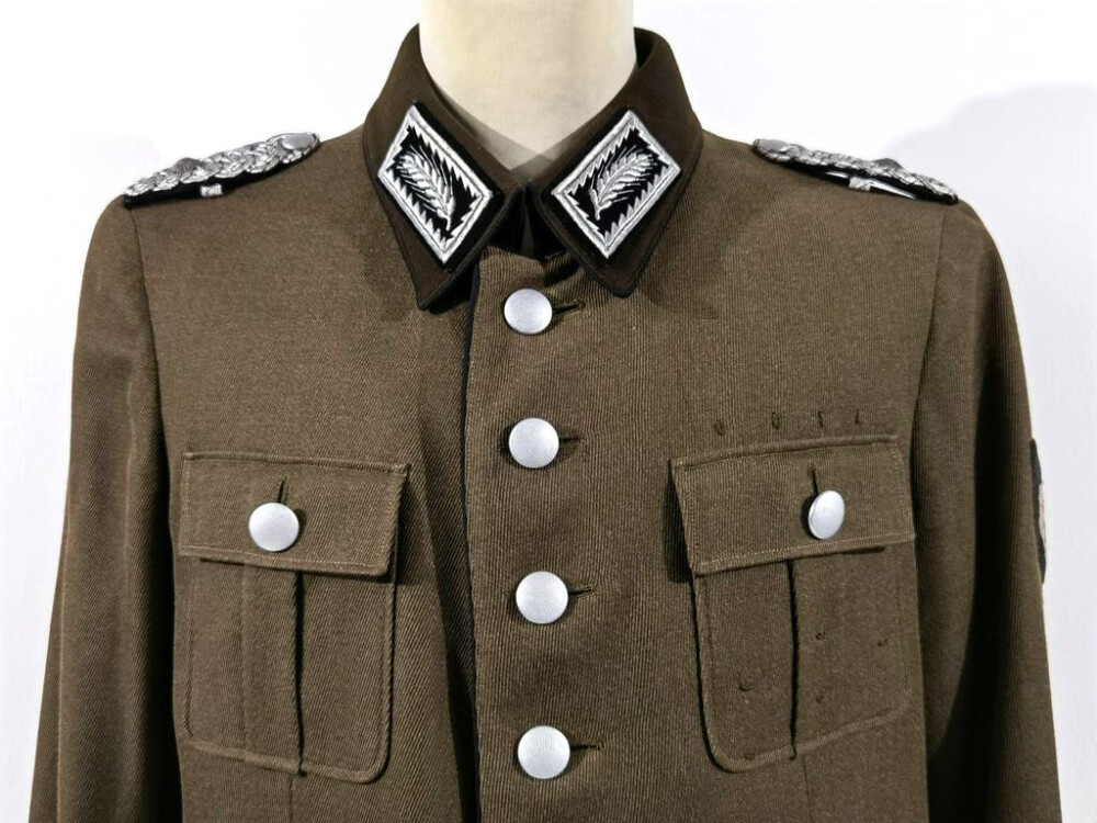 Reichsarbeitsdienst Dienstrock für einen Oberarbeitsführer im Bezirk