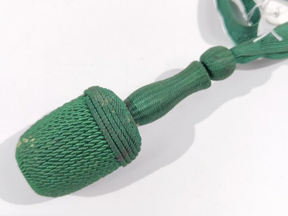 Troddel zum Seitengewehr der Wehrmacht, getragenes Stück, 50,00